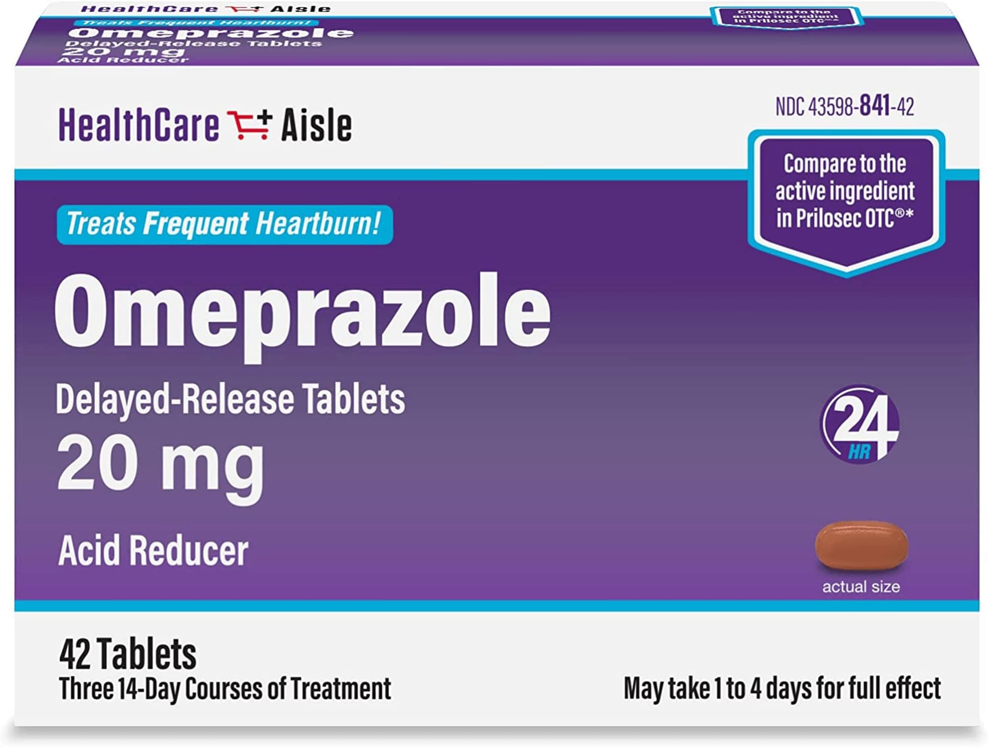 Amazon.com: Ohm Omeprazole Tablets, Delayed-Release Tablets, 20mg Acid ...