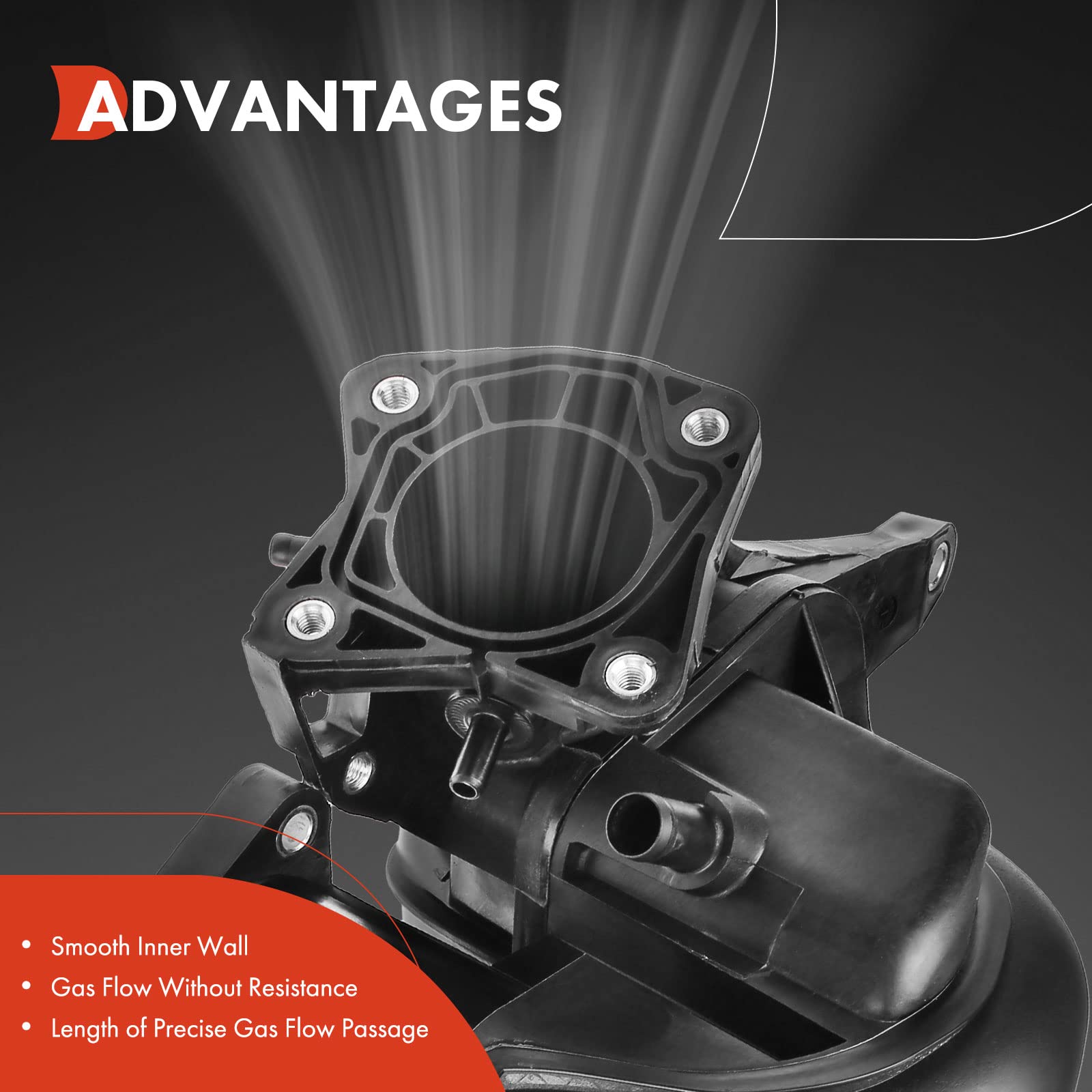 A-Premium Engine Upper Intake Manifold Assembly with Gasket [fits for ...