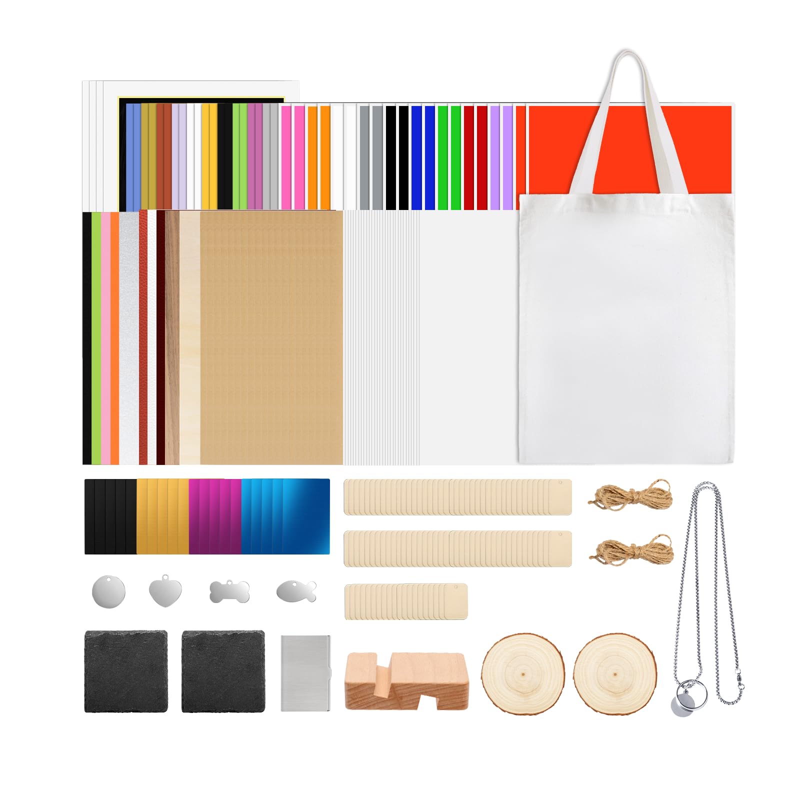 Amazon.com: xTool M1 Material Kit, 236-Piece Material Box, 18 Kinds of ...