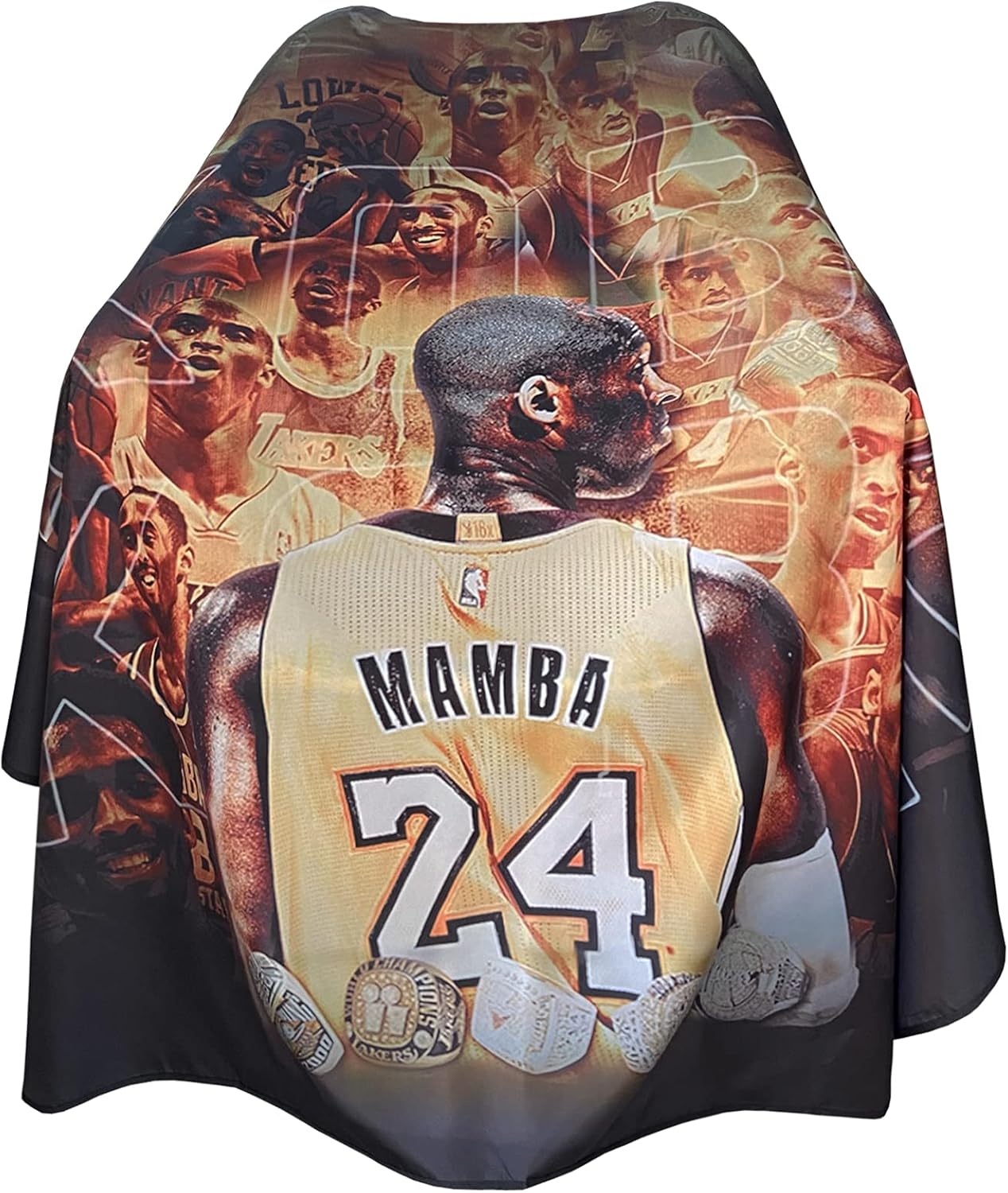 Amazon.com: Barber Capes for Men Hair Cutting Salon Cape with Snaps ...