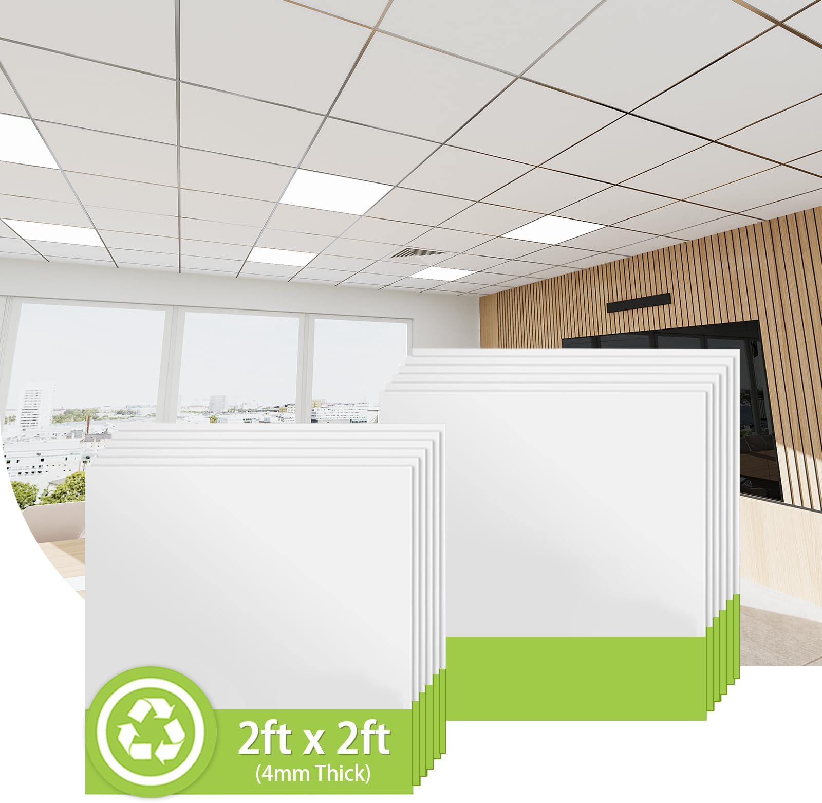 Armstrong Ceiling Tiles; 2x2 Ceiling Tiles - 16 pc White Ceiling Tiles ...