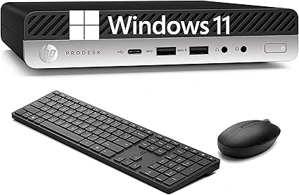 Amazon.com: HP Mini PC Desktop ProDesk 400 G3 Win11, Micro Computer ...