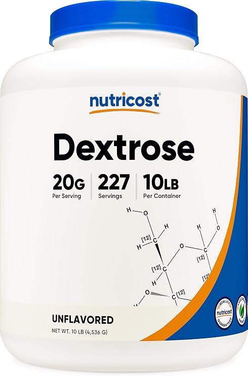 Amazon.com: Nutricost Dextrose Powder 10 LBS - Non-GMO, Gluten Free ...