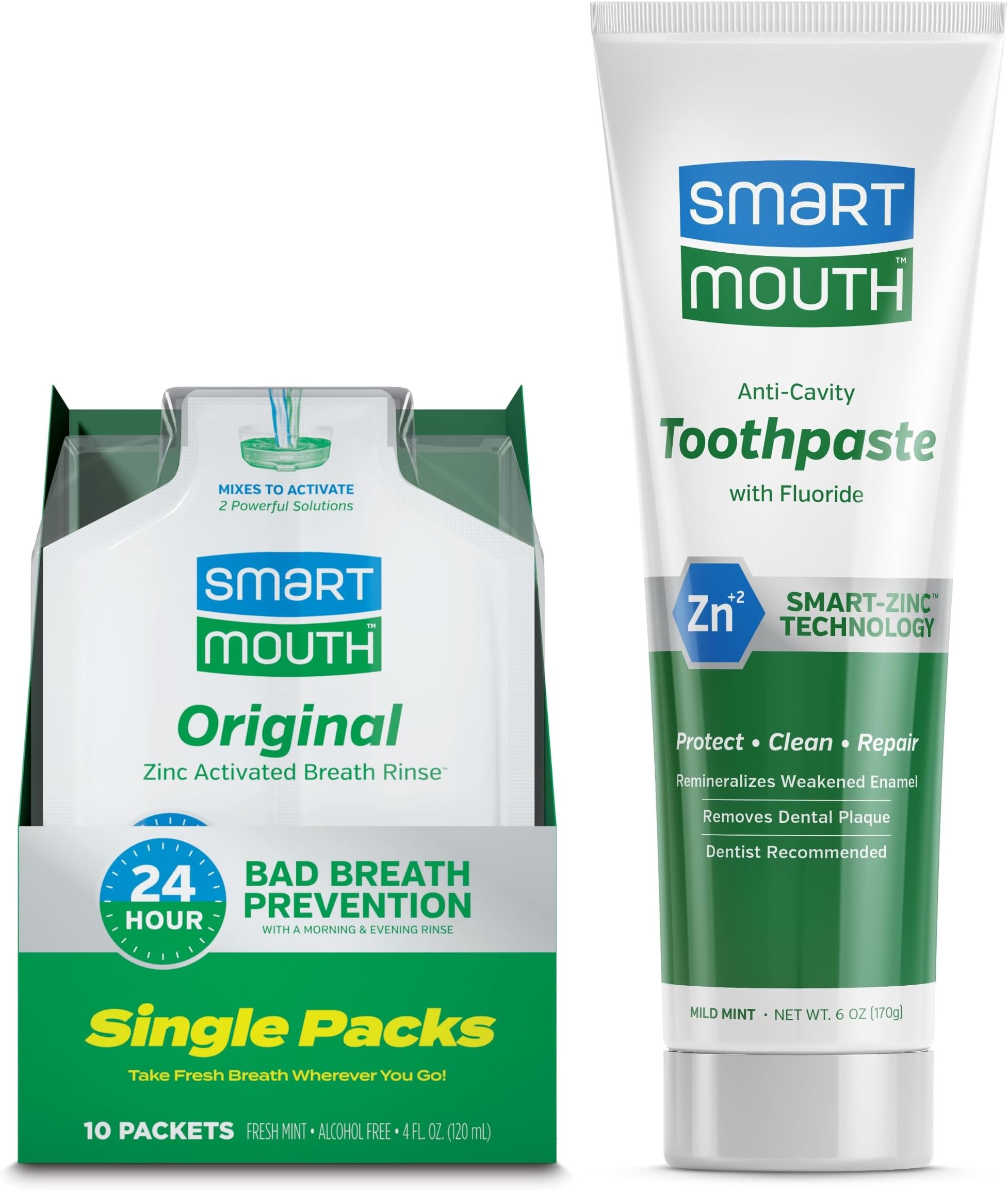 Amazon.com: SmartMouth Original Activated Mouthwash Single Packs ...