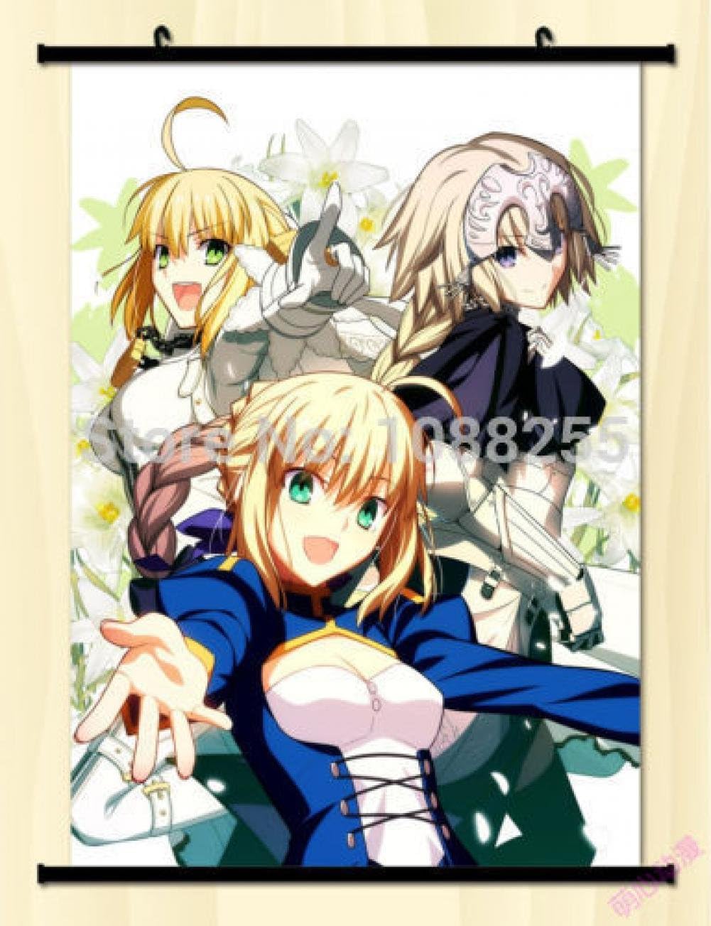 Amazon.com: BestWeeks Home Decor Anime Japanese Fate/Zero Saber Poster ...