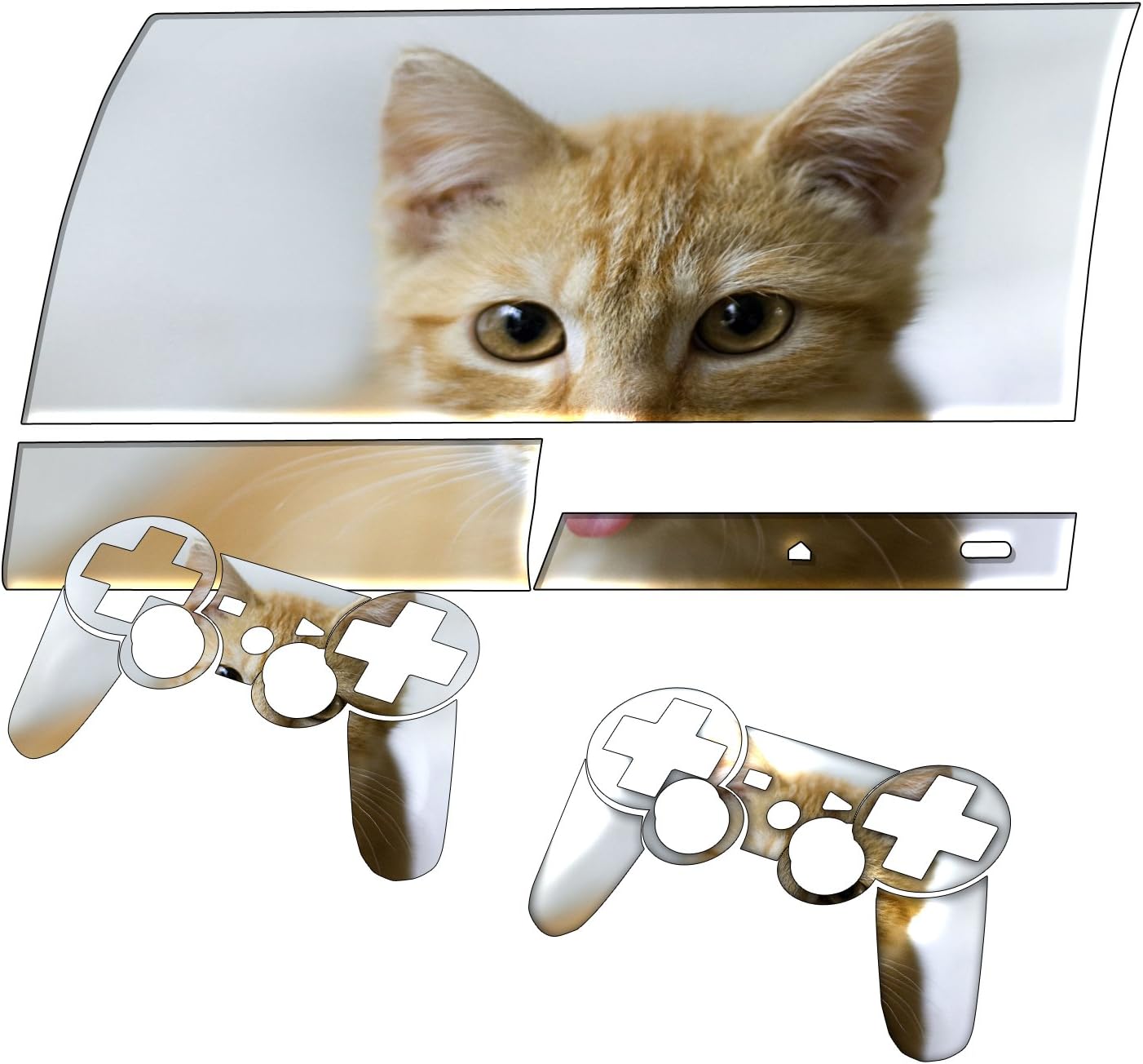 Amazon.com: "Cats" 10061, Sticker for PlayStation 3 Fat Game Console ...