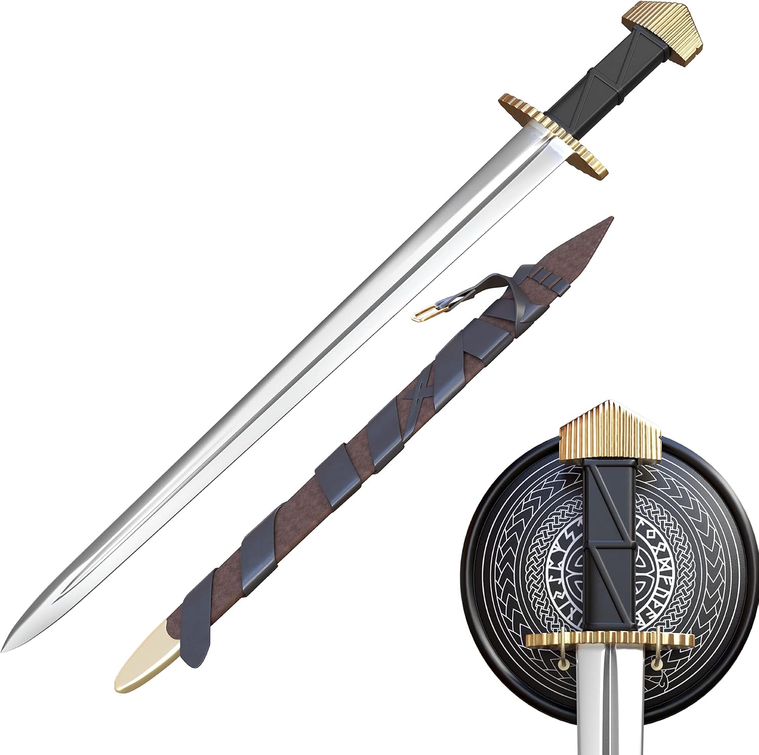 Amazon.com: Viking Culture Sword - Battle Ready Weapons for Halloween ...