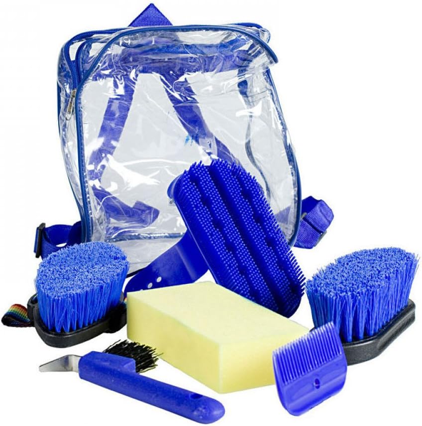 Amazon.com: 9 Pieces Horse Grooming Kit Tack Room Supplies Set with ...