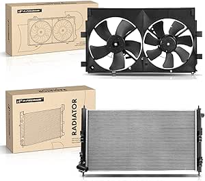 Amazon.com: A-Premium Engine Coolant Radiator & Cooling Fan Assembly ...