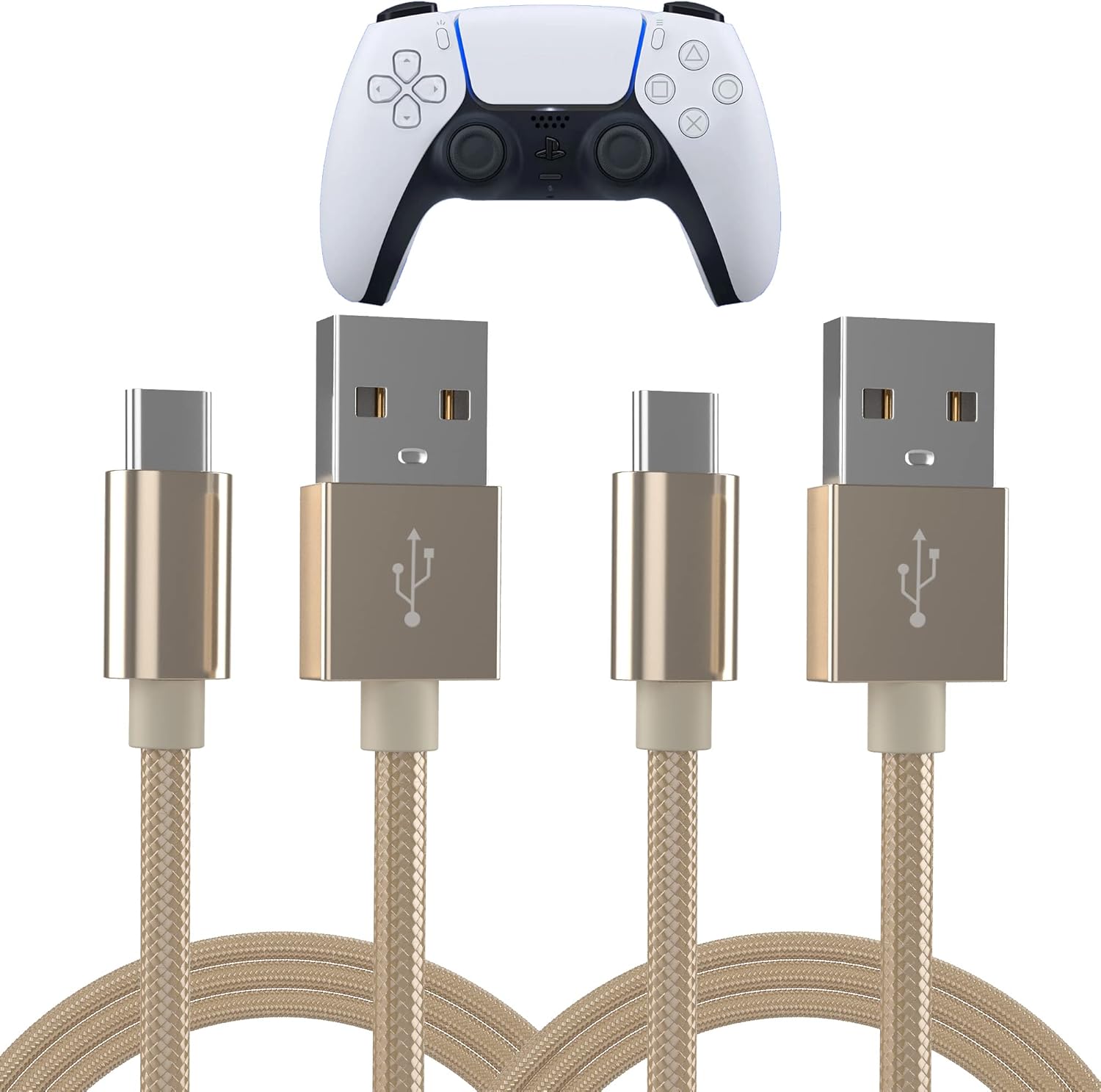 Amazon.com: TALK WORKS PlayStation 5 Controller Charger Cable, USB C to ...