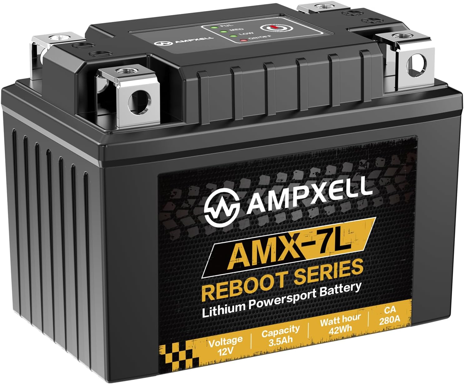 Amazon.com: YTX7L-BS Lithium Motorcycle Battery Reboot Series 12V 280A with Smart BMS ...