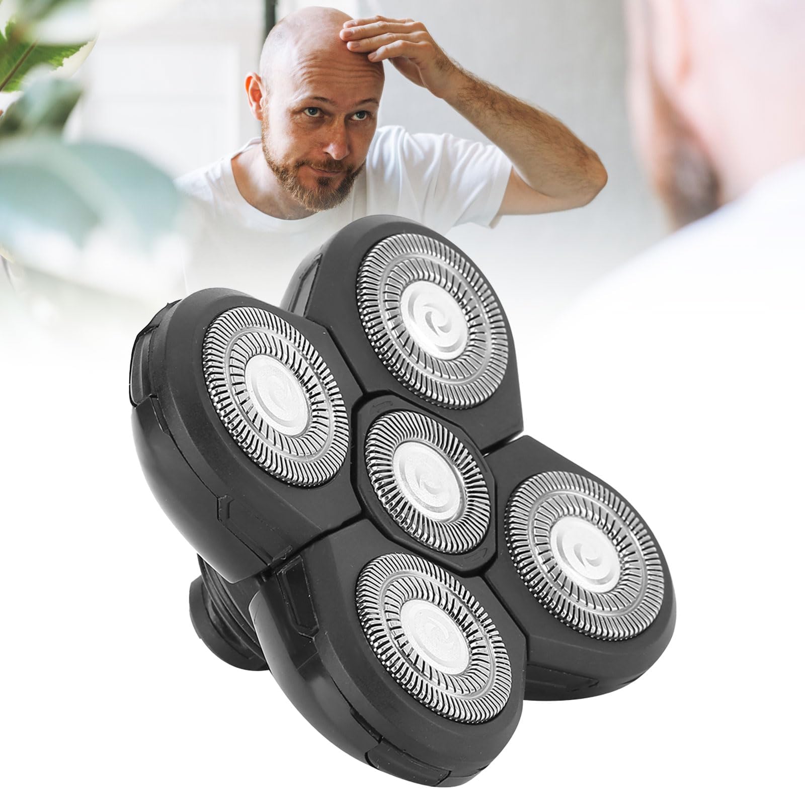 Amazon.com: 5 Head Shaver Heads, Shaver Blade Heads Shaver Replacement ...