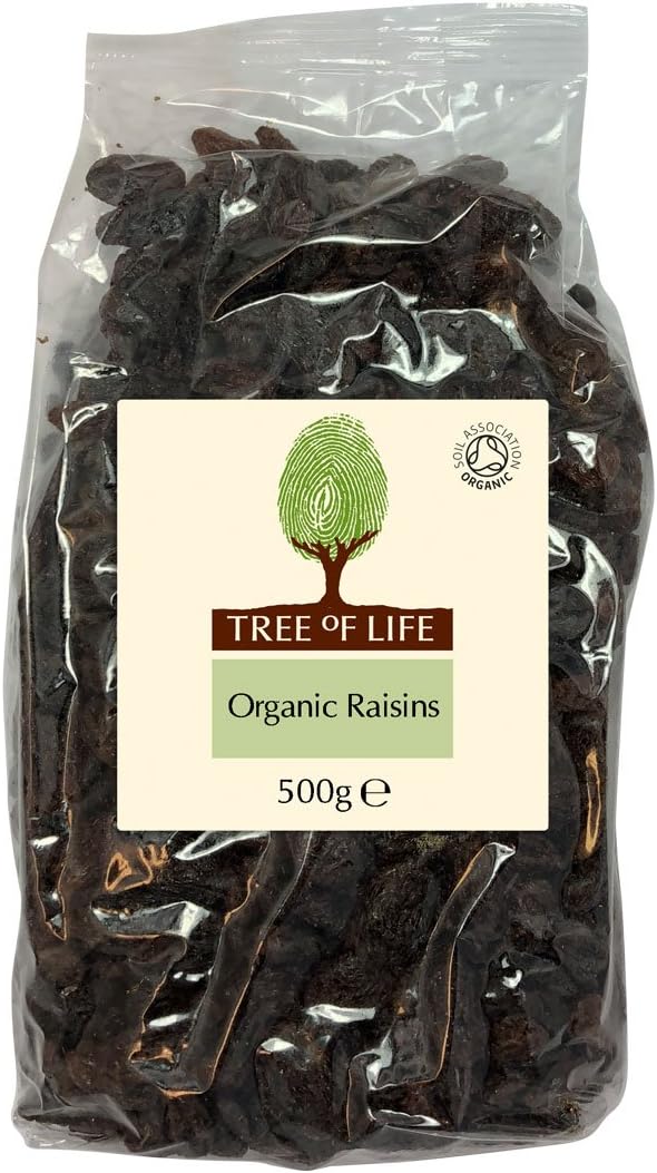 Tree of Life Organic Raisins 500 g (Pack of 3) : Amazon.co.uk: Grocery