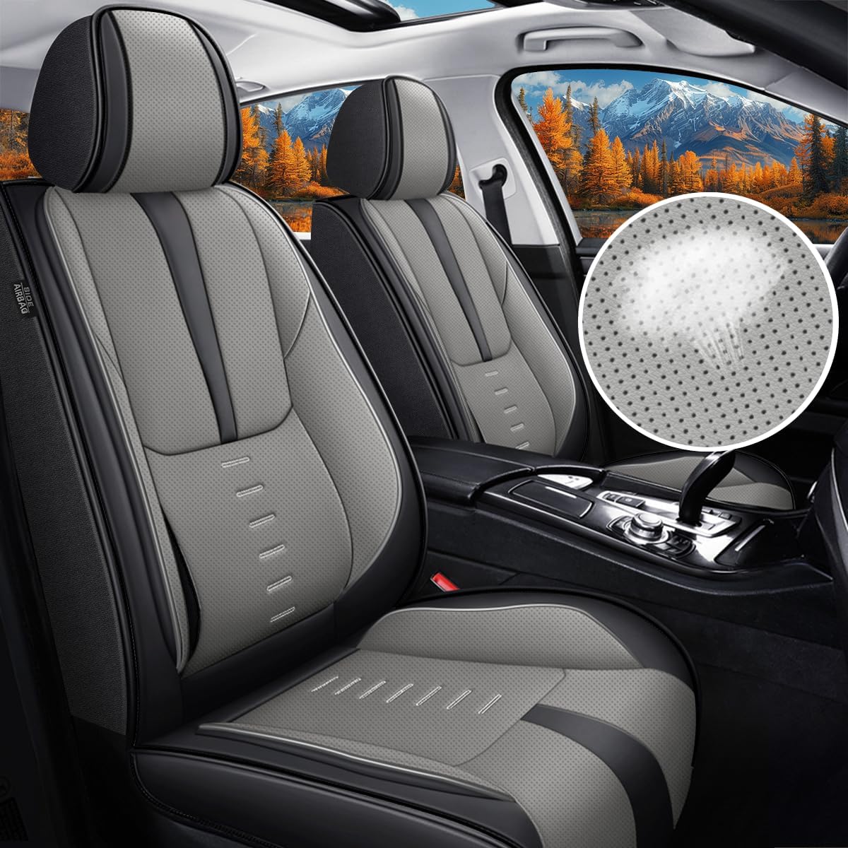 Amazon.com: IKABEVEM Seat Covers Fit for Ford Transit Connect 2010-2024 ...