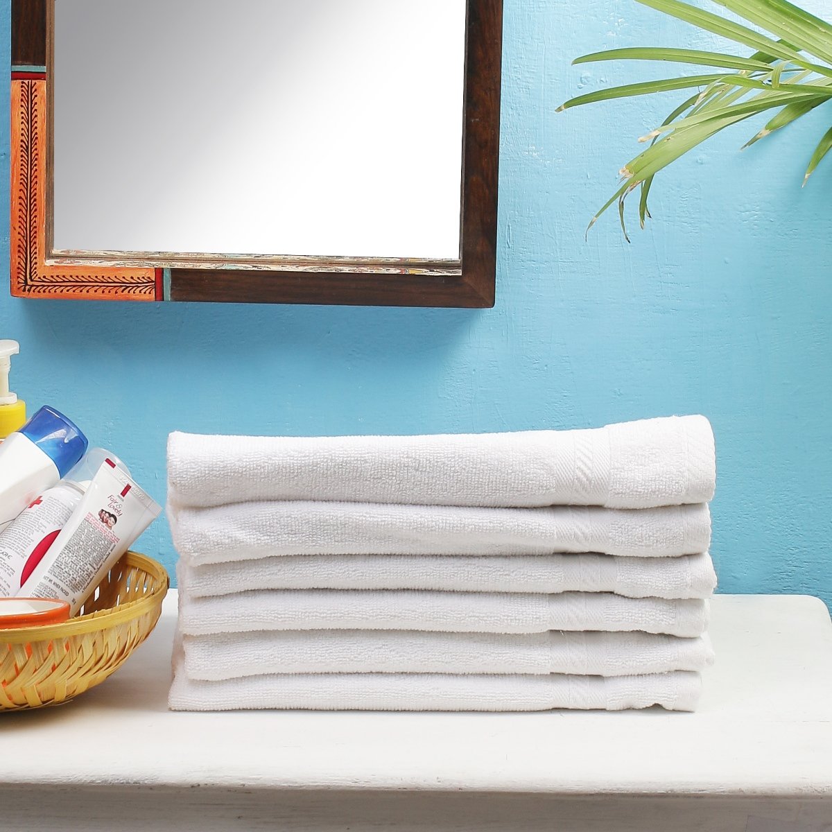 Akshaan Texo Fab Towel for Gym, Cotton Towels, Soft, Highly Absorbent ...