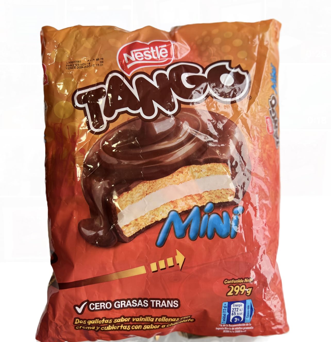 Amazon.com: Mini Tango Nestle - 299g/10.55 oz : Grocery & Gourmet Food