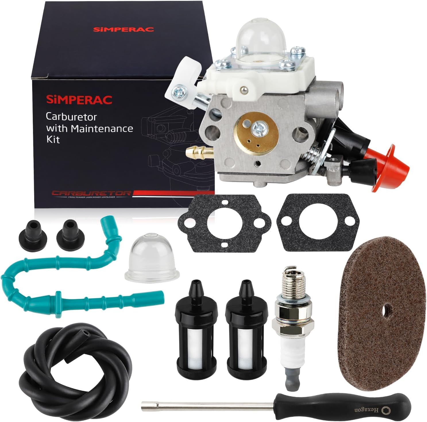 Amazon.com: SIMPERAC FS 56RC Carburetor for Stihl Trimmer FS56RC FS70R ...