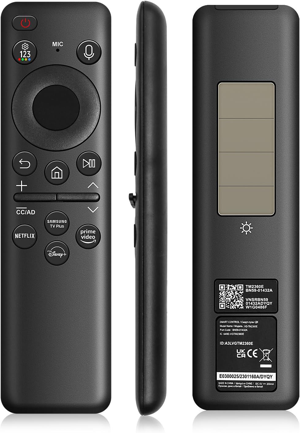 Amazon.com: BN59-01357A BN59-01357F BN59-01357P Solar Voice Remote ...