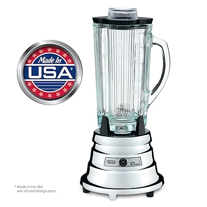 Amazon.com: Waring Commercial BB900G 1/2 HP Chrome Bar Blender with 40 ...