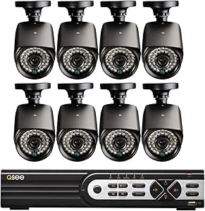 Amazon.com : Q-See QT5716-8E3-1 16 Channel 960H DVR with 8 High ...