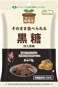 Amazon.co.jp: ベジタブルハート ノースカラーズ 純国産黒糖 90g 8袋 : 食品・飲料・お酒