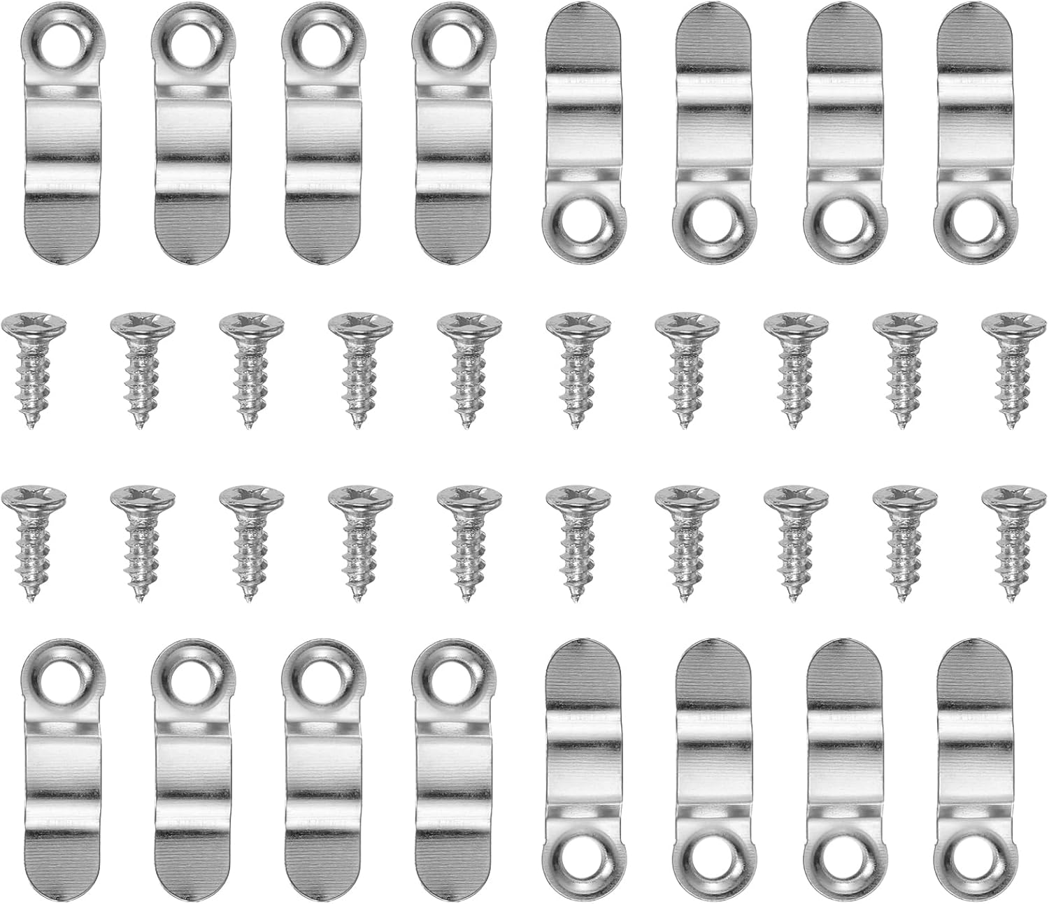 HARFINGTON 100Pcs Picture Frame Backing Hardware Clips with 100Pcs ...