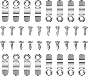 HARFINGTON 100Pcs Picture Frame Backing Hardware Clips with 100Pcs ...