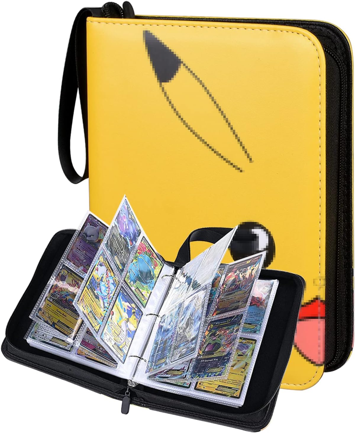 Amazon.com: Card Binder 4 Pokets,Trading Card Holder Book for TCG Game ...