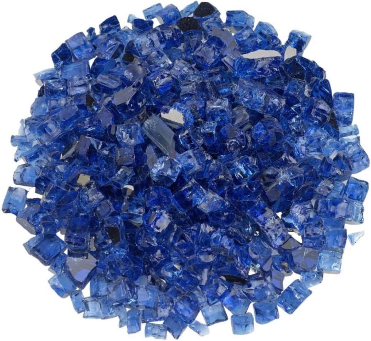 Amazon.com: American Fireglass 1/2” Reflective Fire Glass | Use in ...