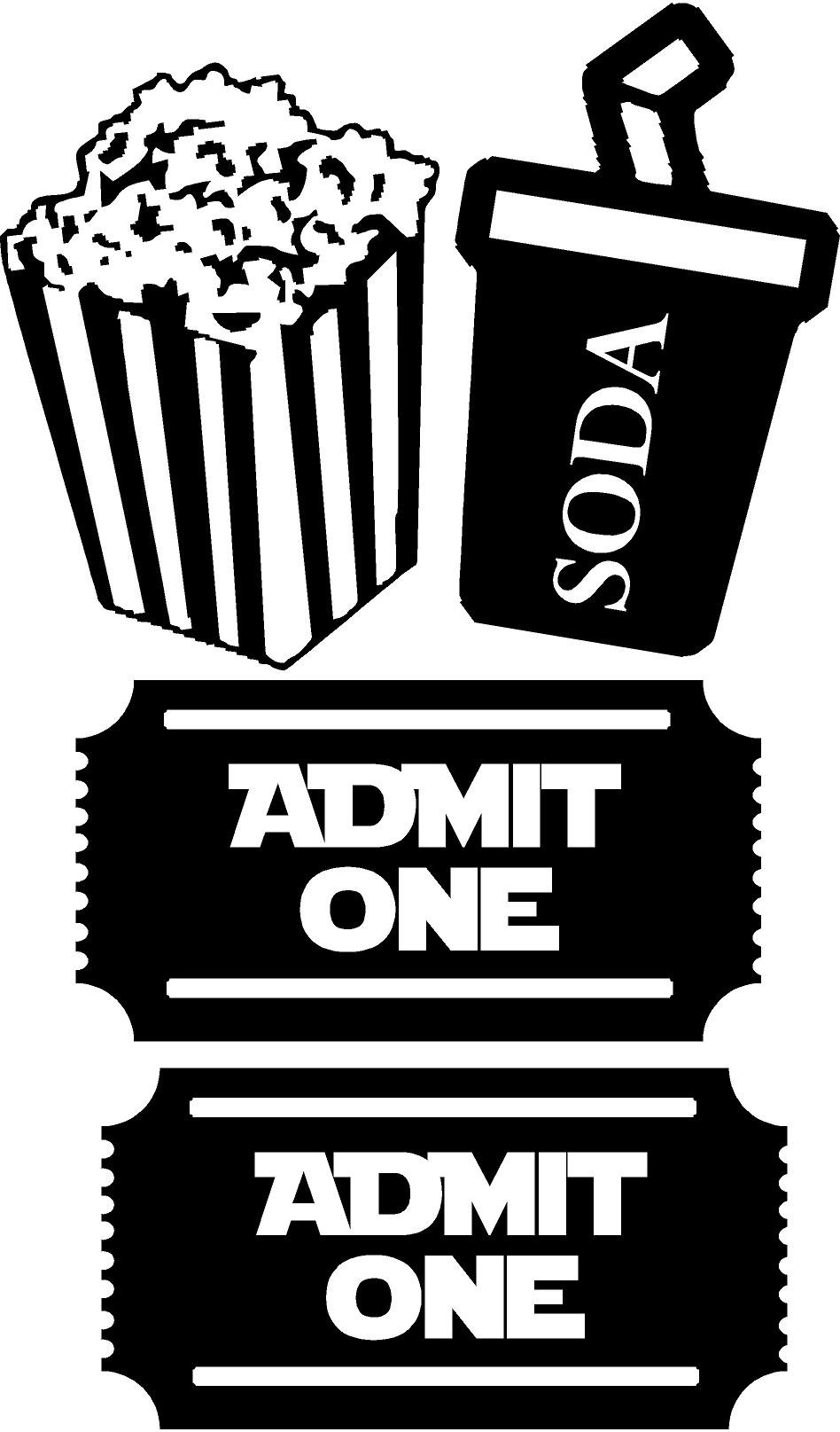 Admit One Movie Ticket