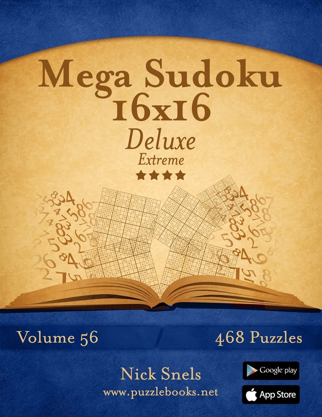 Mega Sudoku 16x16 Deluxe - Extreme - Volume 56 - 468 Logic Puzzles ...