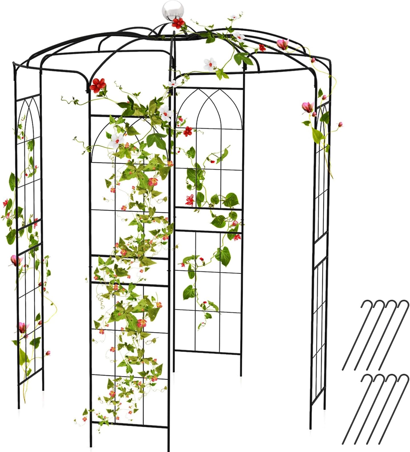 Amazon.com: OUTOUR French Style Birdcage Shape Heavy Duty Gazebo,9 ...