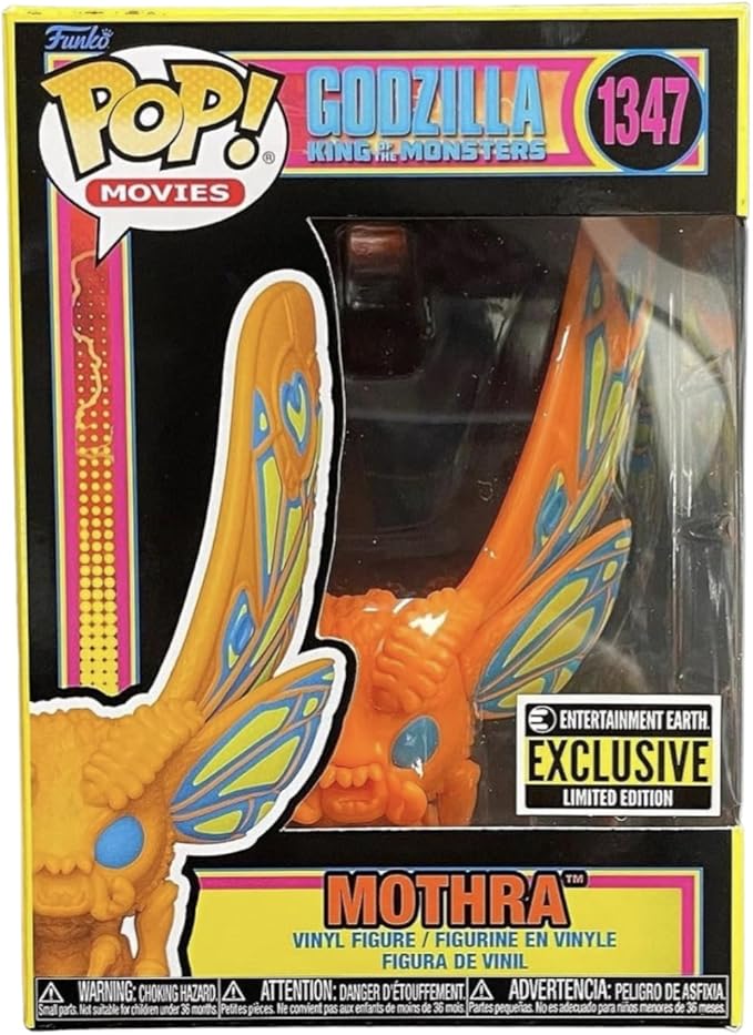 Funko! Godzilla Mothra Black Light Pop! Vinyl Figure - Entertainment ...