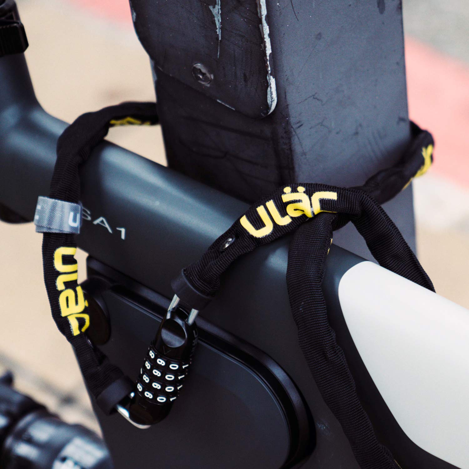 Combo Lock Bicycle Accessories 52ND STREET Neo Chain Lock Combo ...