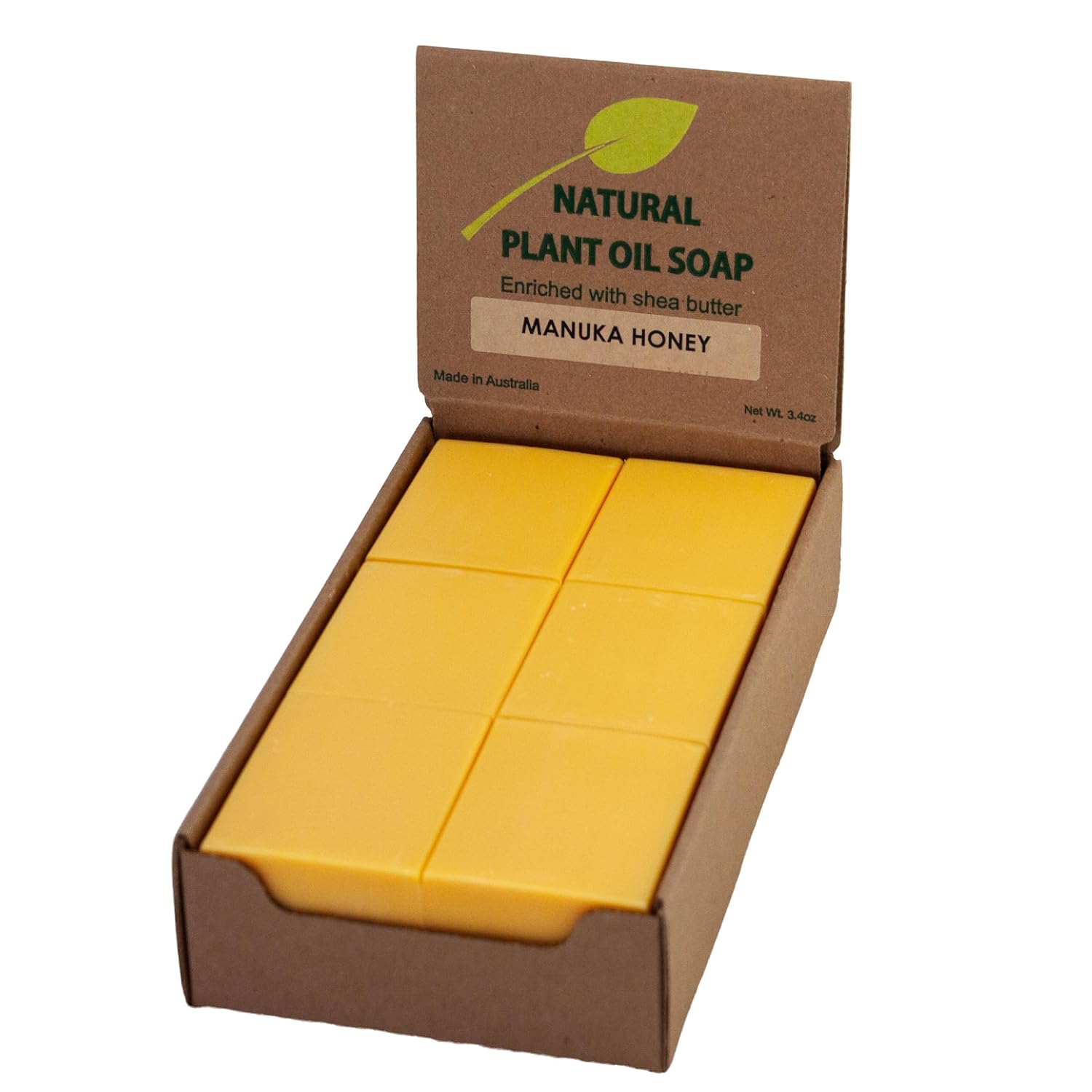 Amazon.com : Manuka Honey Scented Natural Soap Bars (12 Bars), 3.5oz ...