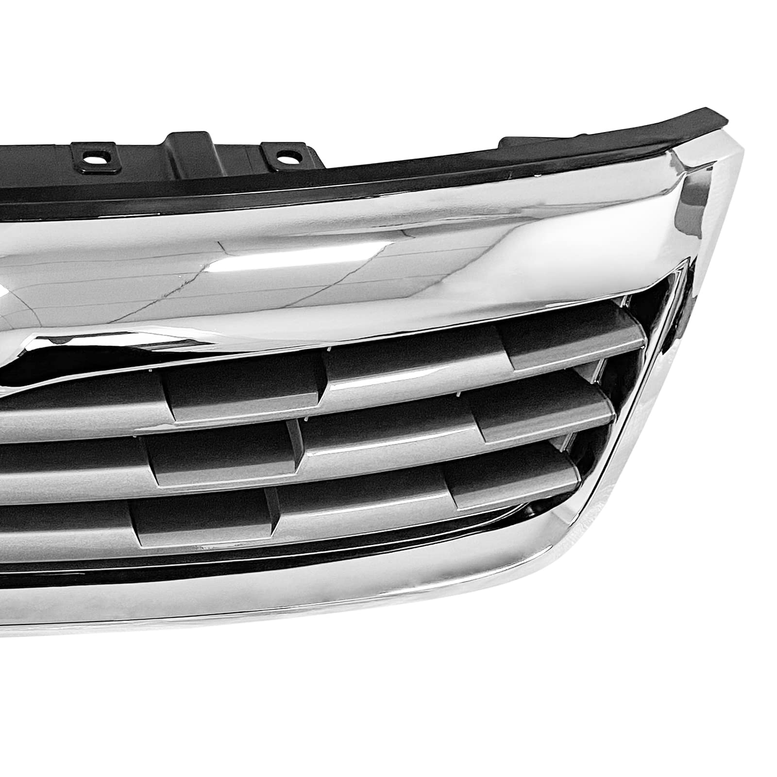 Snapklik.com : Kspeed Chrome Front Bumper Grille Fit For 2009-2010 ...