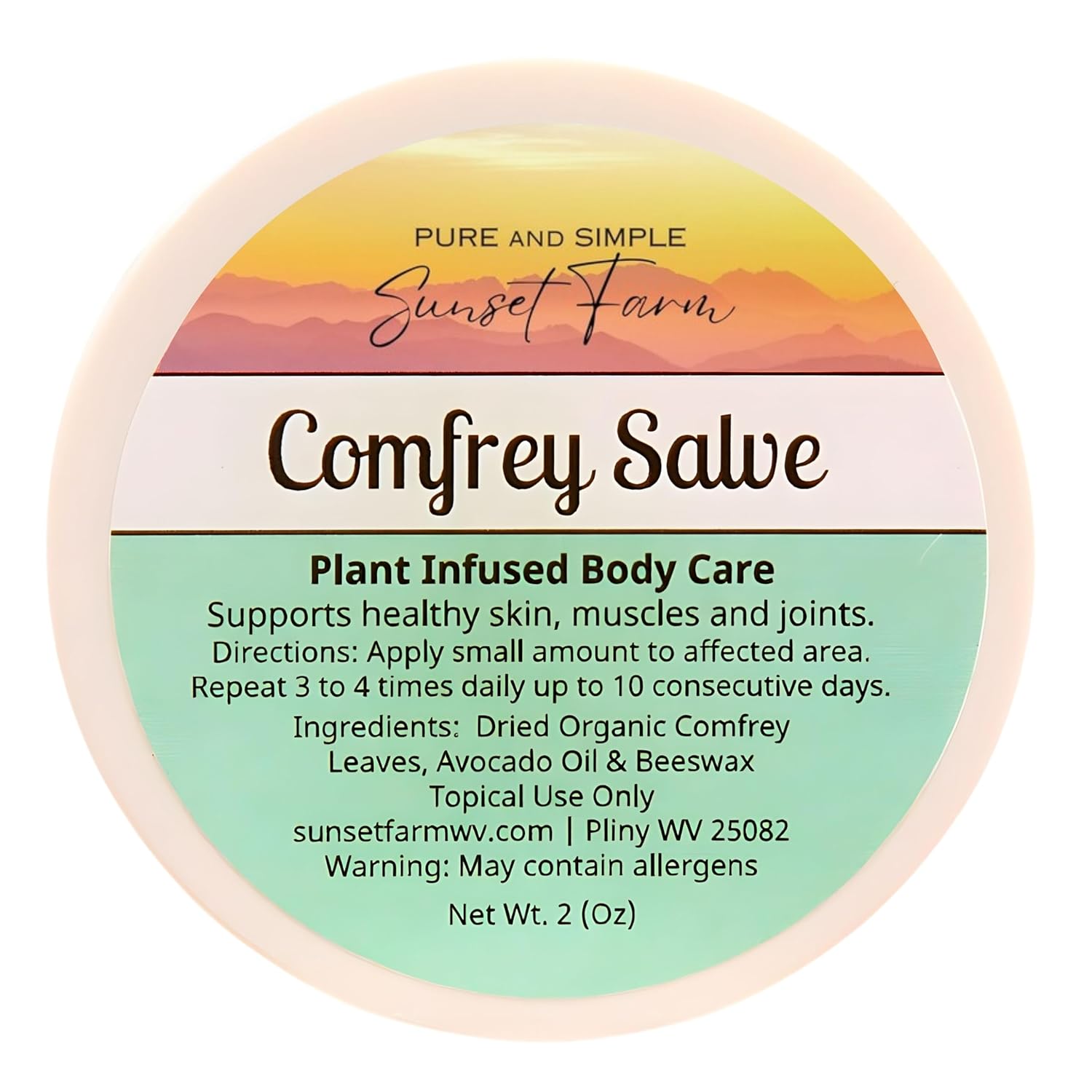 Amazon.com: Comfrey Salve | Organic, Non-GMO, Small-Batch Herbal Balm ...