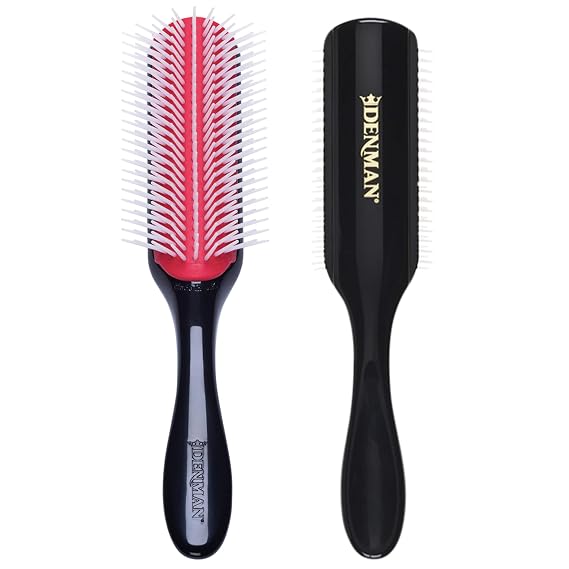 Amazon.com: Denman Classic Styling Brush 9 Row - D4 - Hair Brush for ...