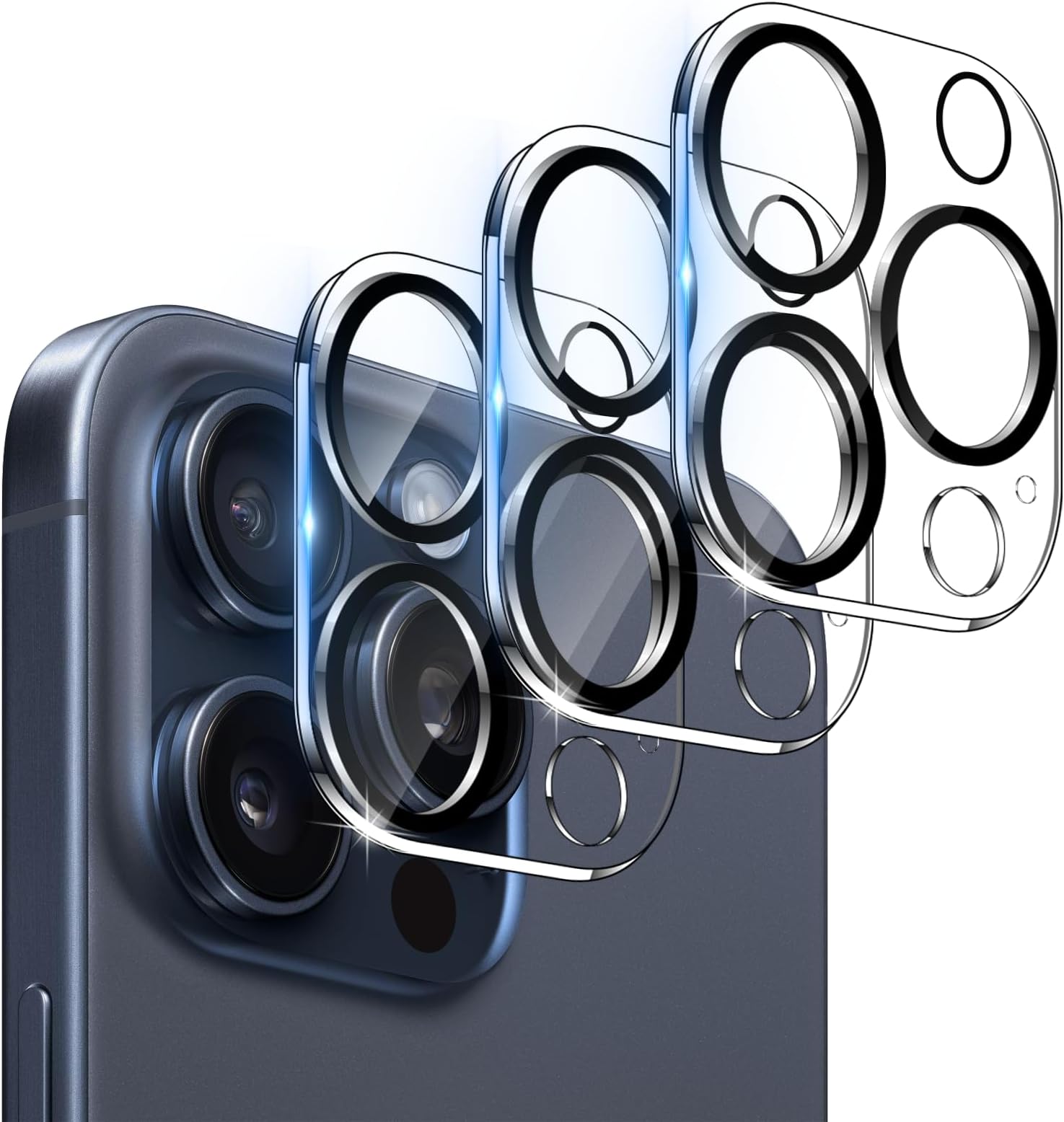 Amazon.com: WHPXJY for [3 Pack] Camera Lens Protector for iPhone 15 Pro ...