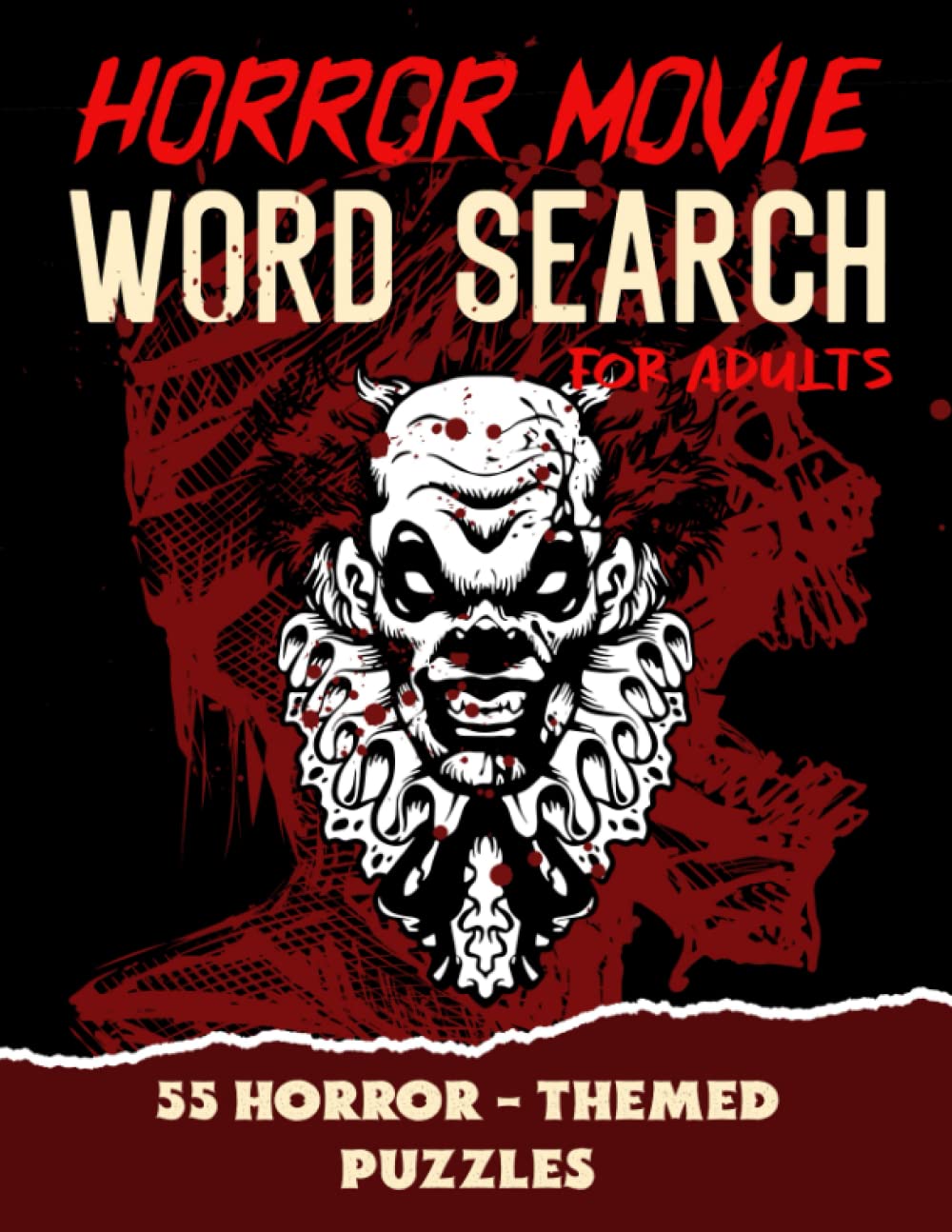 Snapklik.com : Horror Movie Word Search For Adults: Slasher Films Word ...
