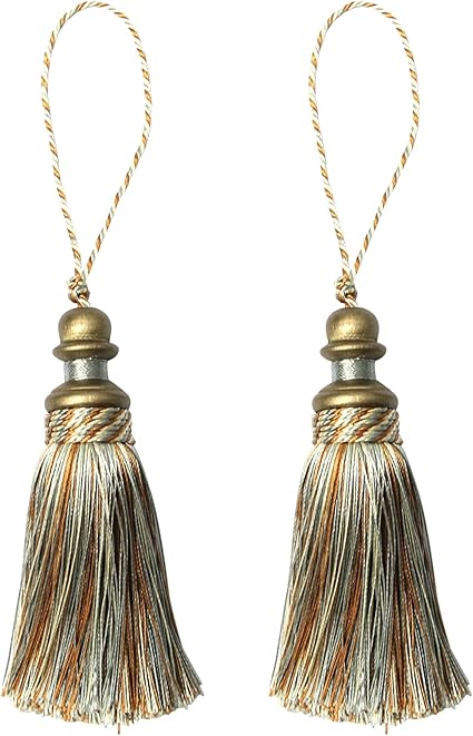 Amazon.com: HedongHexi 2 Pack Tassel Key Tassel with Loops, Handmade ...