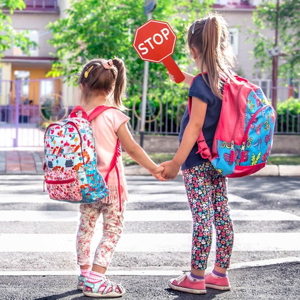 Snapklik.com : ZUYYON 12 Pcs Stop And Go Signs Double Sided Handheld ...