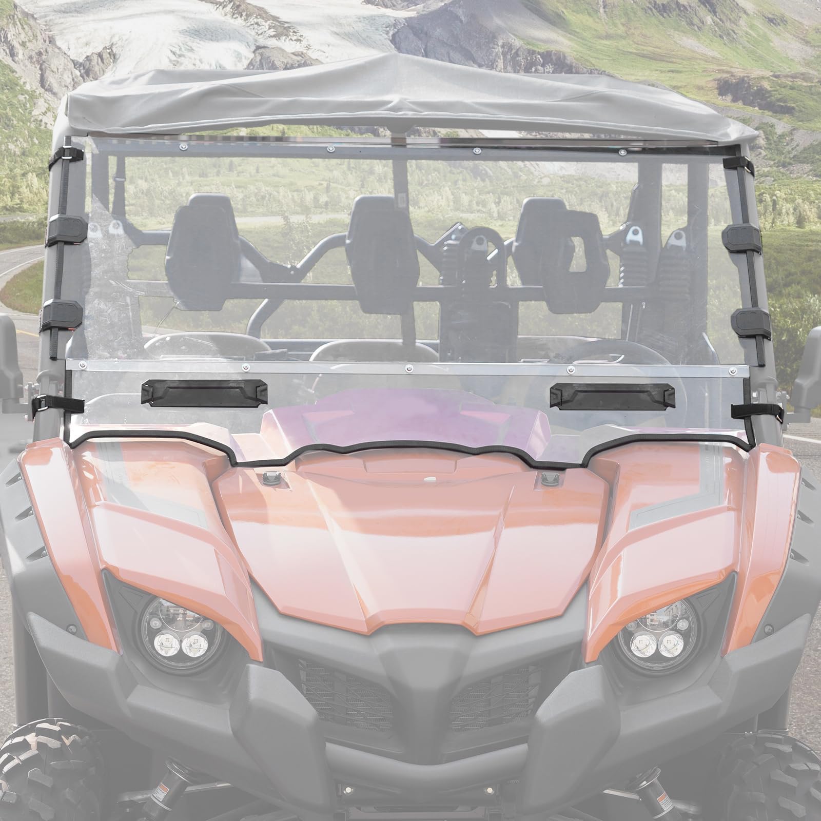Amazon.com: A & UTV PRO Front Full Windshield for Yamaha Viking ...