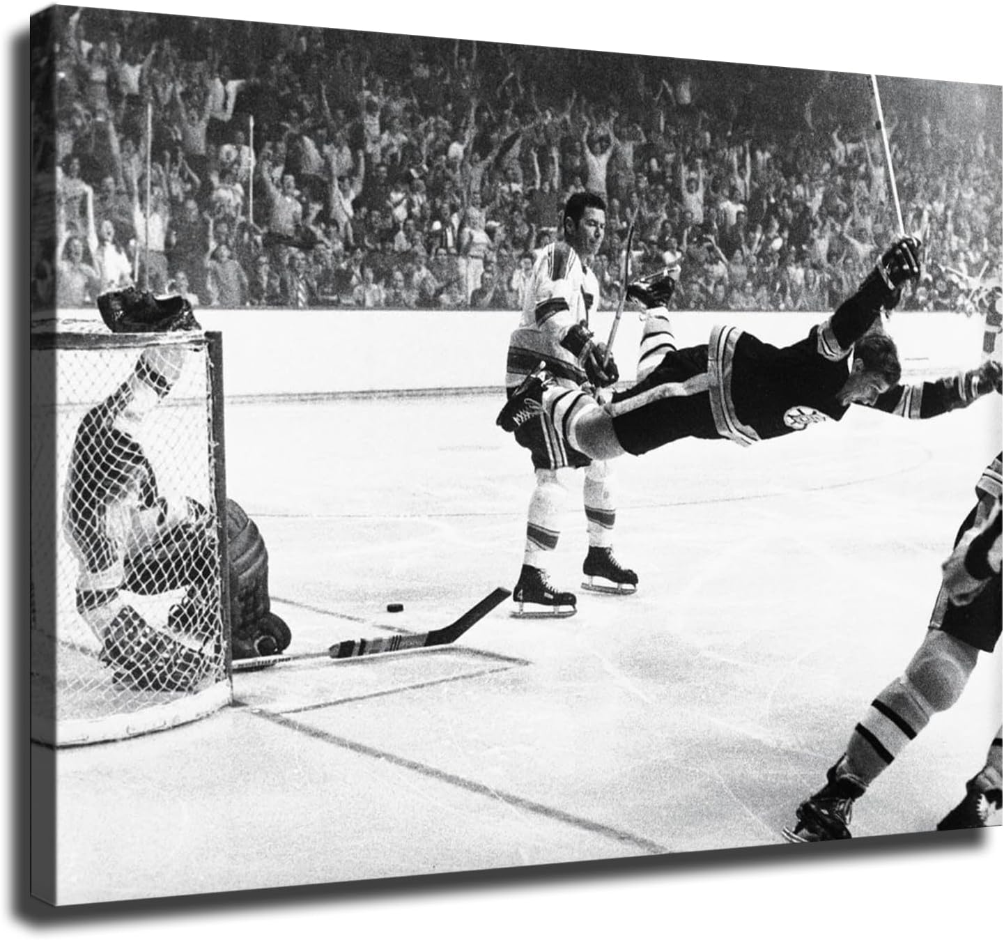 Amazon.com: Bobby Orr Fly Ball Hockey Great Posters Wall Art for Living ...