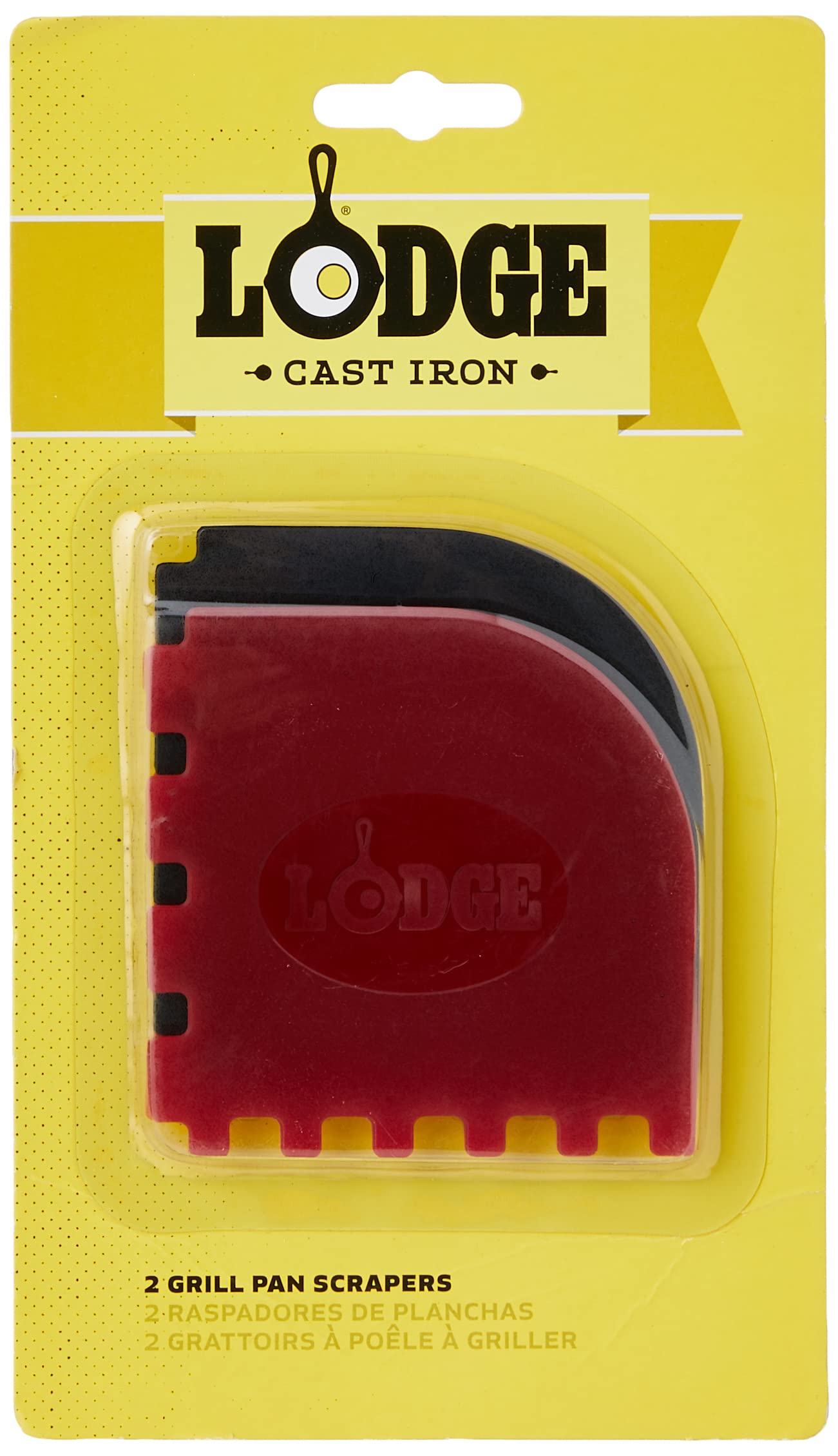 Amazon.com: LODGE Grill Pan Scraper 2 Pack, 1 EA : Patio, Lawn & Garden