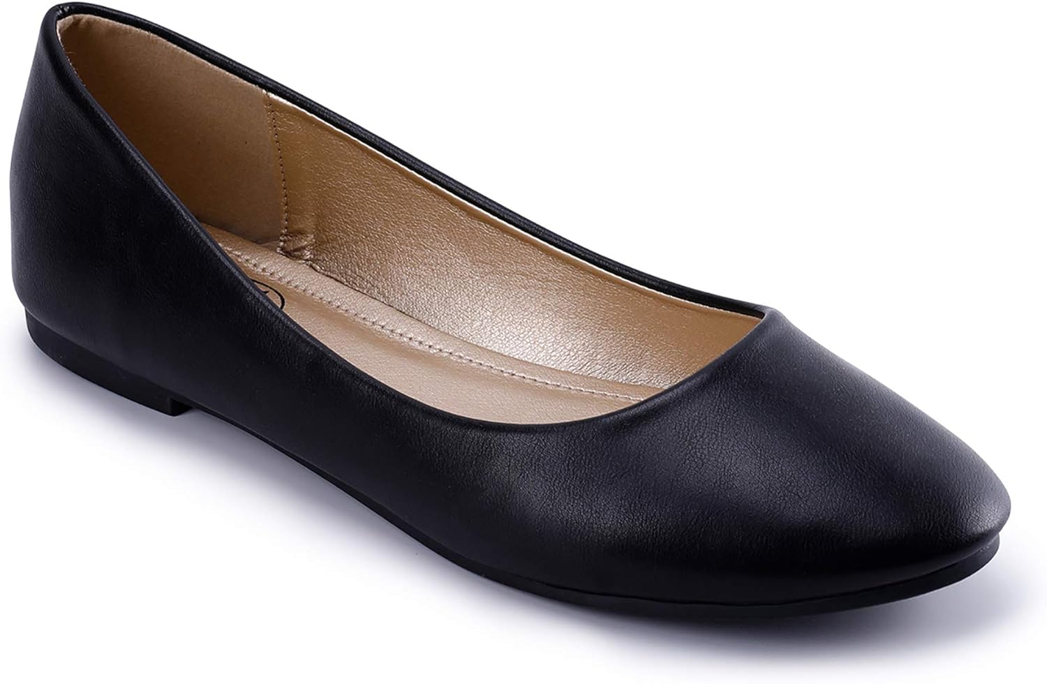 Amazon.com | Trary Women's Round Toe Flats Shoes Comfortable Slip on ...