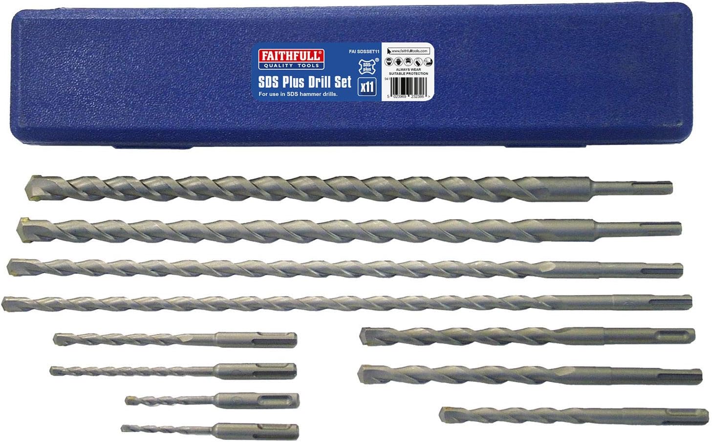 Makita D-21191 10 Piece SDS-Plus Drill and Chisel Set : Amazon.co.uk ...