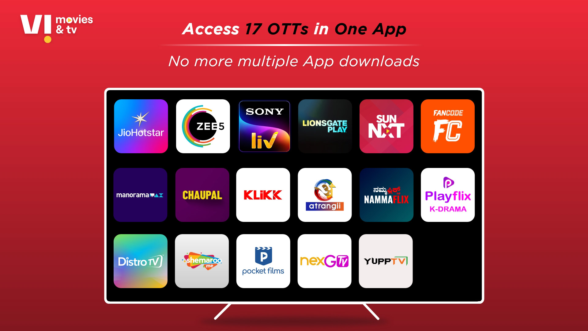 Vi Movies & TV - 17 OTTs in 1 - App on Amazon Appstore