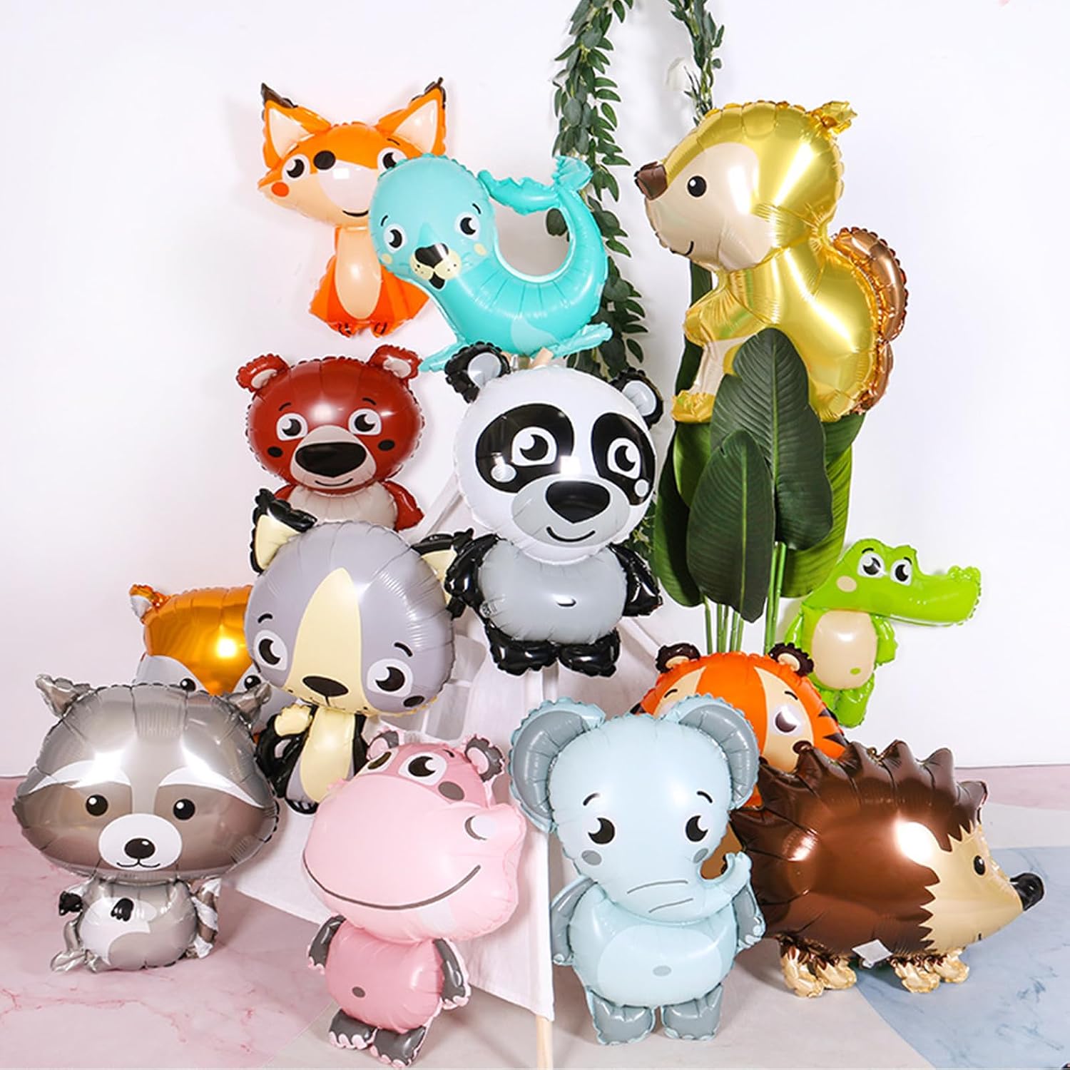 11 globos de animales, globo grande en forma de animal de safari de la ...