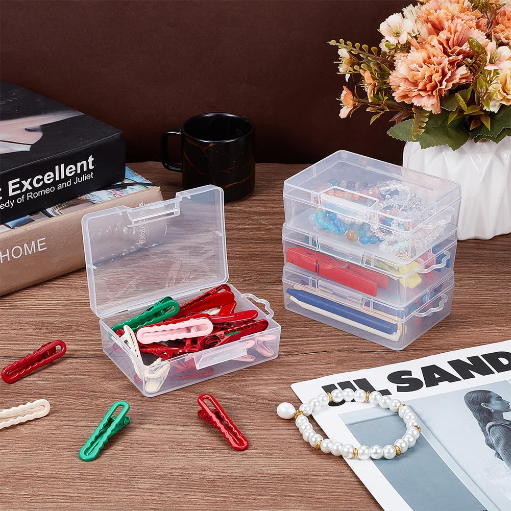 Snapklik.com : BENECREAT 6 Pack Clear Plastic Box Clear Storage Case ...